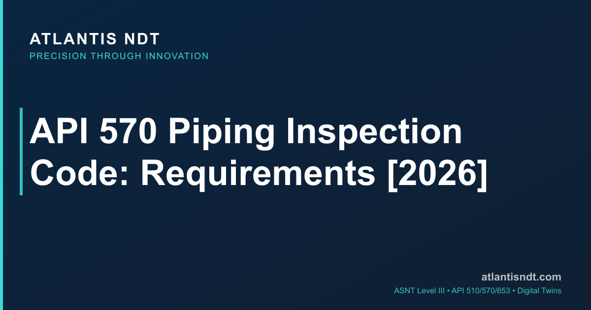 API 570 Piping Inspection 2026: Intervals, Thickness, CML Spacing ...